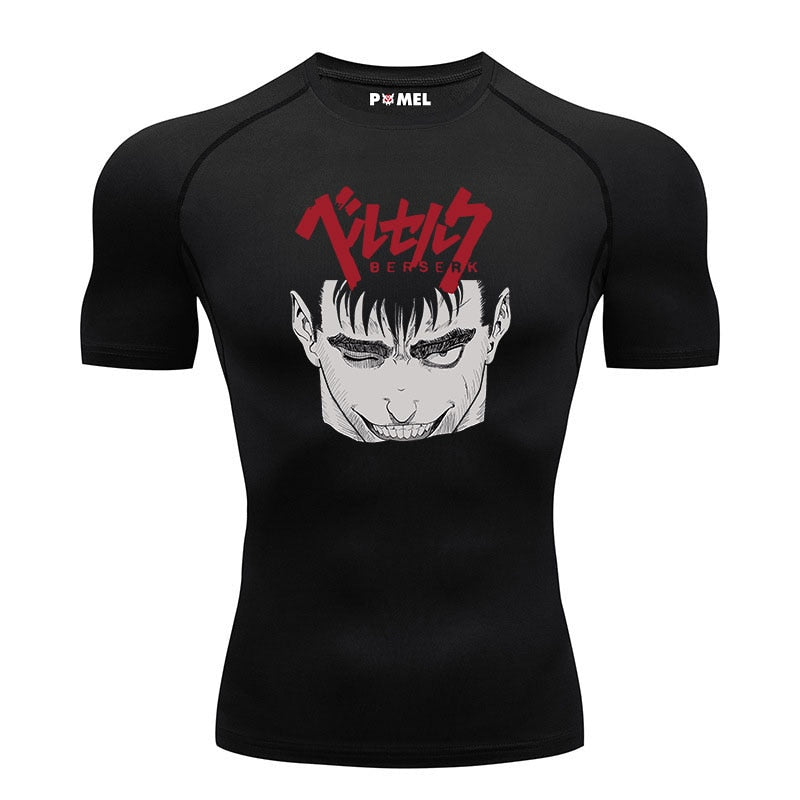 GUTS GRINNING COMPRESSION SHORT SLEEVE – Pomel