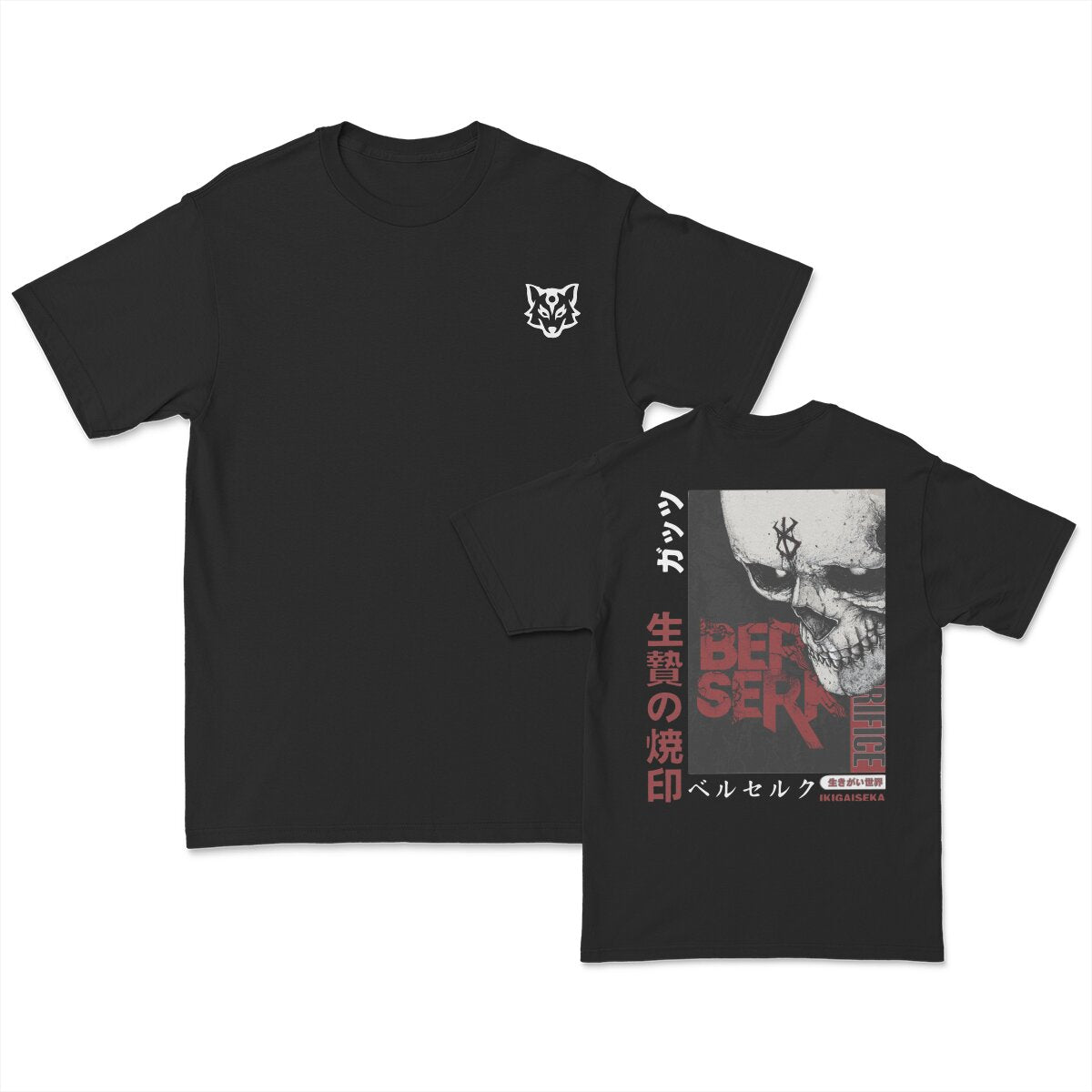 GUTS SKULL BACKPRINT TEE – Pomel
