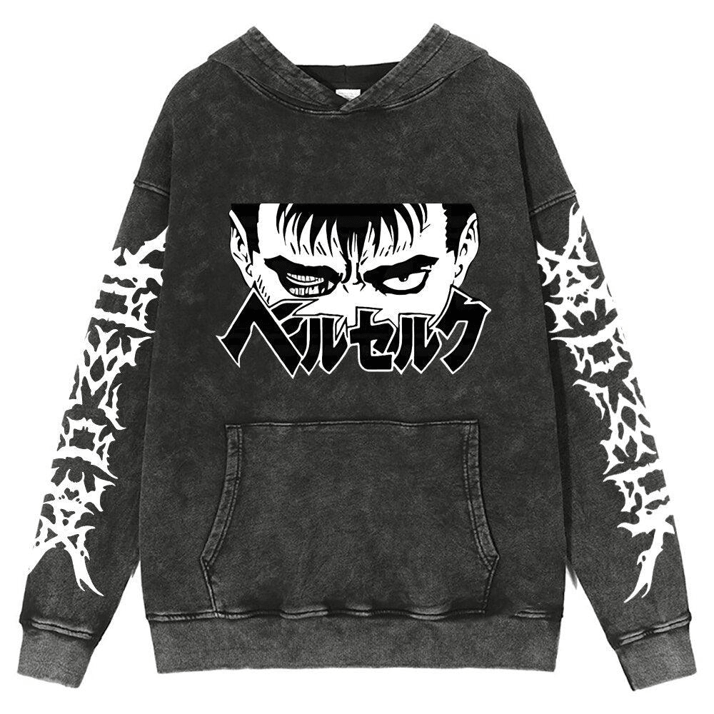 GUTS GRINNING FADED HOODIE – Pomel